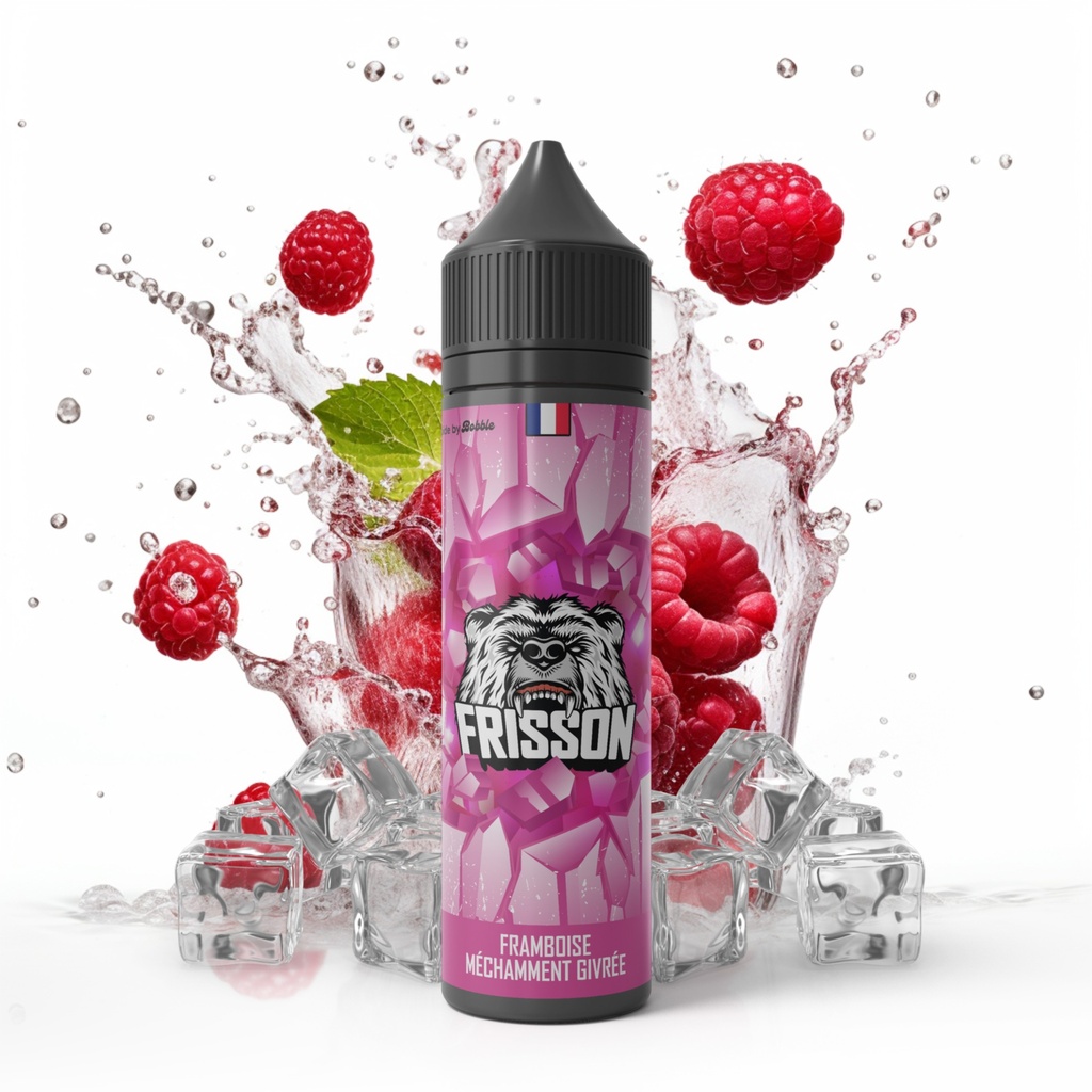 Frisson 50ml - Framboise Méchamment Givrée | Bobble Liquide