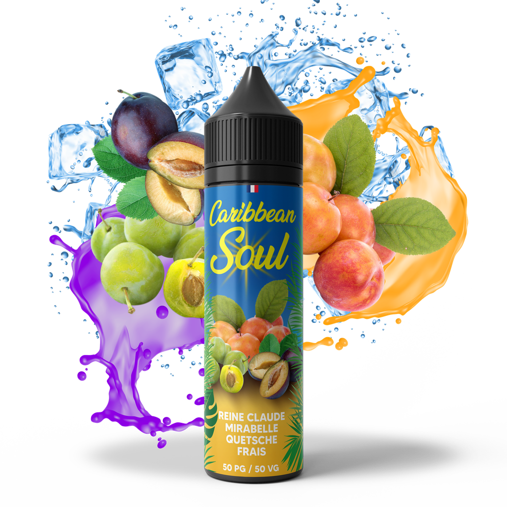 Caribbean Soul 50ml - Reine Claude Mirabelle Quetsche Frais | Bobble ...